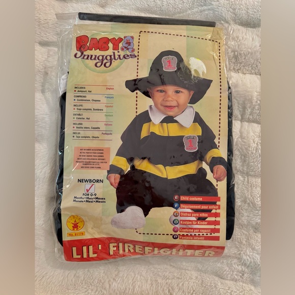 Baby Snugglies | Costumes | Nwt Lil Firefighter Baby Costume 9 Months ...